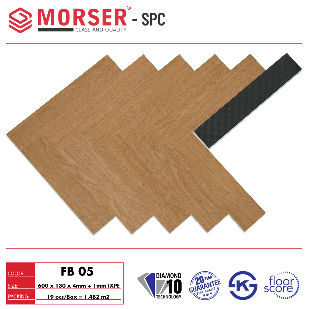 Sàn nhựa Morser Xương Cá FB05 - Sàn Gỗ Morser